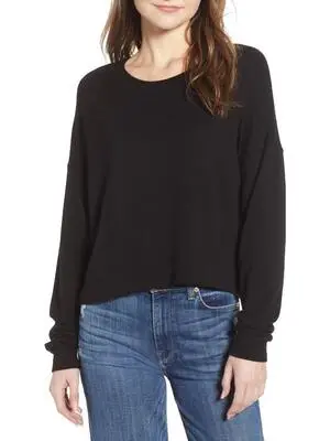 Splendid Splendid Dream Slub Pullover Black