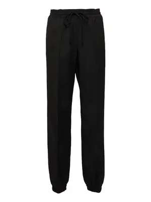 JIL SANDER Virgin Wool Gabardine Pants - Black