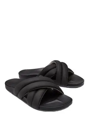 Olukai Hila Slide Sandal - Black/black