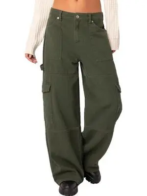 EDIKTED EDIKTED Ember Denim Cargo Pants