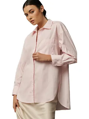 Maeve Maeve Bennet Buttondown Shirt Pink