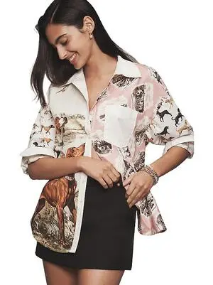Maeve Maeve Bennet Buttondown Shirt Sand Dog