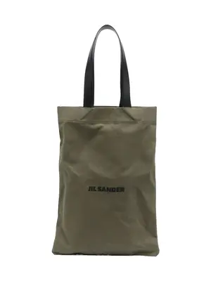 JIL SANDER Jil Sander Logo-Print Tote Bag