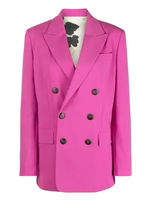 Dsquared2 Peak-lapel Double-breasted Blazer - Pink