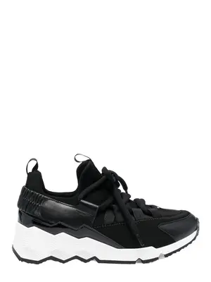 Pierre Hardy Trek Comet Lace-up Sneakers - Black
