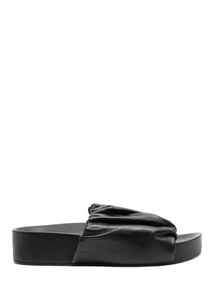 JIL SANDER Jil Sander Leather Platform Sandals