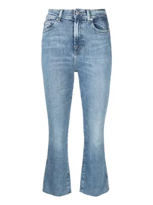 7 FOR ALL MANKIND 7 For All Mankind Cropped Flared Jeans
