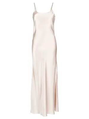Voz Liquid Silk Slip Dress - Neutrals