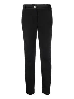 Philipp Plein Cady High-waist Trousers - Black