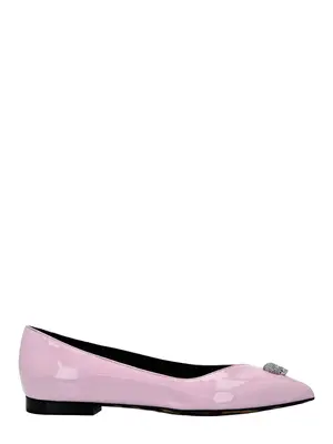 Philipp Plein Skull-charm Ballerina Shoes - Purple