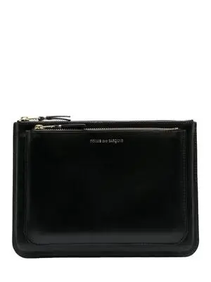 Comme Des Garçons Multi-pocket Zip Wallet - Black