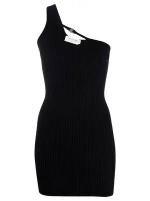 1017 Alyx 9sm Ribbed-knit Minidress - Black