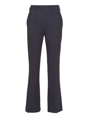 PRADA Prada Gabardine Wool Flared Trousers