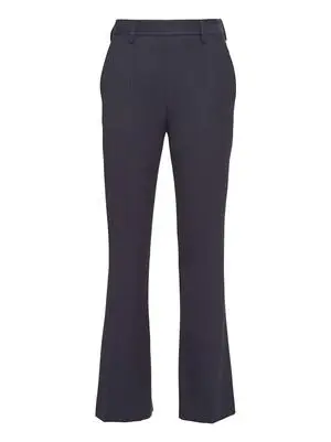 PRADA Prada Gabardine Wool Flared Trousers