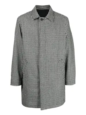 THE POWER FOR THE PEOPLE The Power For The People Wool Dogtooth Pattern Coat