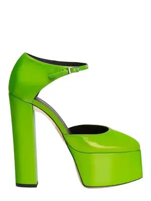 GIUSEPPE ZANOTTI Platform Pumps - Green