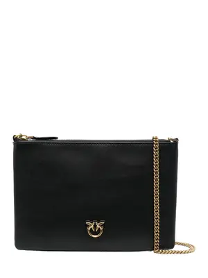 Pinko Leather Clutch - Black