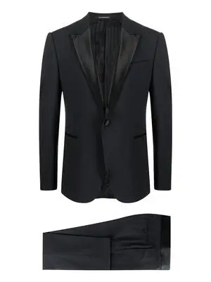 Emporio Armani Single-breasted Suit - Blue
