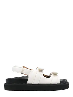 Isabel Marant Madee Leather Sandals - White