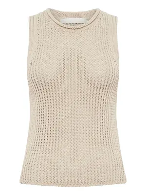 DION LEE Dion Lee Grid Mesh Tank Top