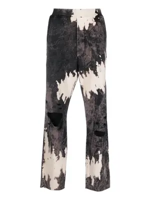 Dsquared2 Distressed-effect Logo Track Pants - Grey