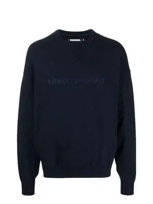 NEIGHBORHOOD Embroidered-logo Cotton Sweatshirt - Blue