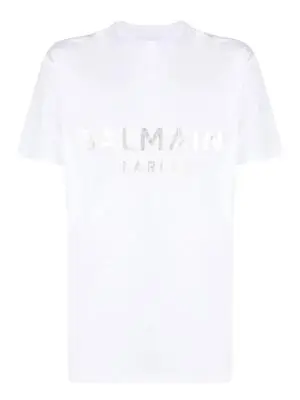 Balmain Logo-print Detail T-shirt - White