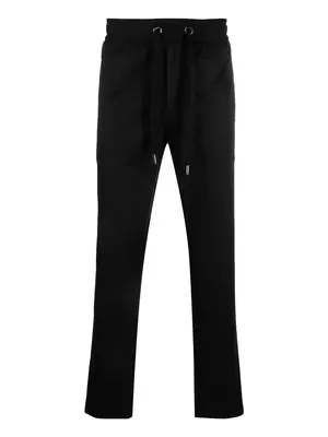 Dolce & Gabbana Dg Essentials Stretch-cotton Track Pants - Black