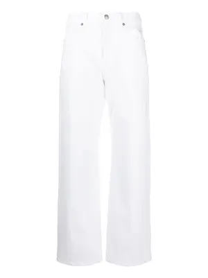 P.a.r.o.s.h Wide-leg Jeans - White