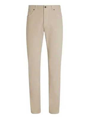 Zegna Slim-fit Jeans - Neutrals