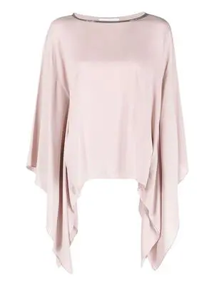 Fabiana Filippi Draped-sleeve Blouse - Pink
