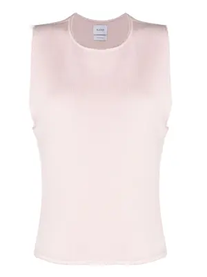 BARRIE Fringe-trim Top - Pink