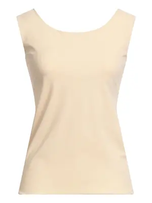 Chiara Boni La Petite Robe CHIARA BONI LA PETITE ROBE Synthetic Jersey Top Beige