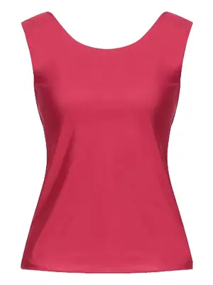 Chiara Boni La Petite Robe CHIARA BONI LA PETITE ROBE Synthetic Jersey Top Garnet