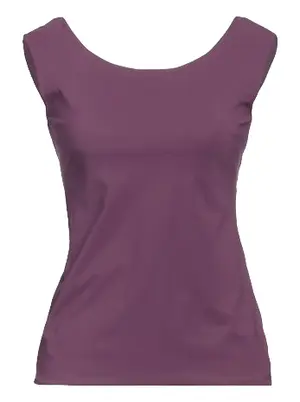 Chiara Boni La Petite Robe CHIARA BONI LA PETITE ROBE Synthetic Jersey Top Purple