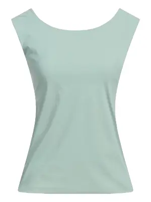 Chiara Boni La Petite Robe CHIARA BONI LA PETITE ROBE Synthetic Jersey Top Sage Green