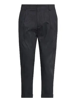 PAOLO PECORA Tapered Jacquard Trousers - Black