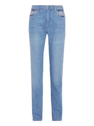 ACNE STUDIOS BLÅ KONST Skinny Jeans With Print - Blue