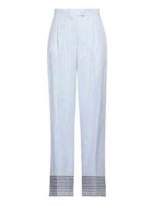 SFIZIO STUDIO Striped Wide Leg Pants - Blue