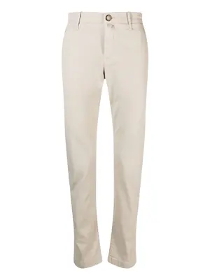 Jacob Cohen Bobby Slim-fit Trousers - Neutrals