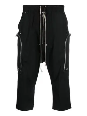 RICK OWENS Cropped Drawstring Trousers
