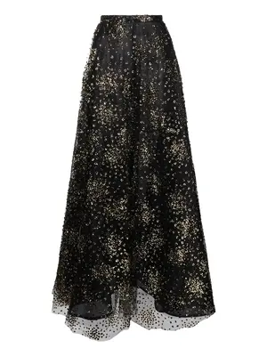 BAMBAH Bambah Sequin-Embellished Maxi Skirt