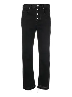 MARANT ETOILE Belden Straight-leg Jeans - Black