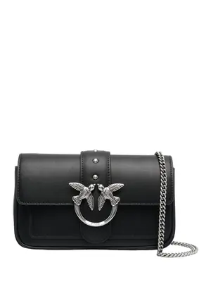 Pinko Love Mini Icon Crossbody Bag - Black