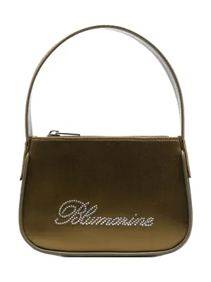 Blumarine Rhinestone-embellished Mini Bag - Green