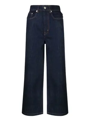 Kenzo High-waist Wide-leg Jeans - Blue