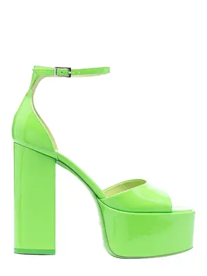Paris Texas Tatiana 105mm Platform Sandals - Green