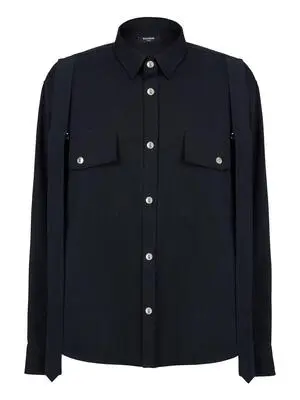 BALMAIN Chest Flap-pocket Detail Shirt
