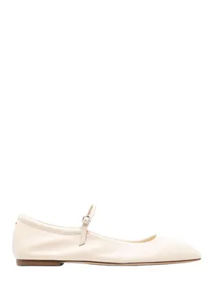 AEYDĒ Aeyde Mary Jane Leather Ballerinas