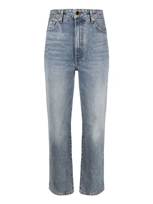 Khaite Abigail Straight-leg Jeans - Blue